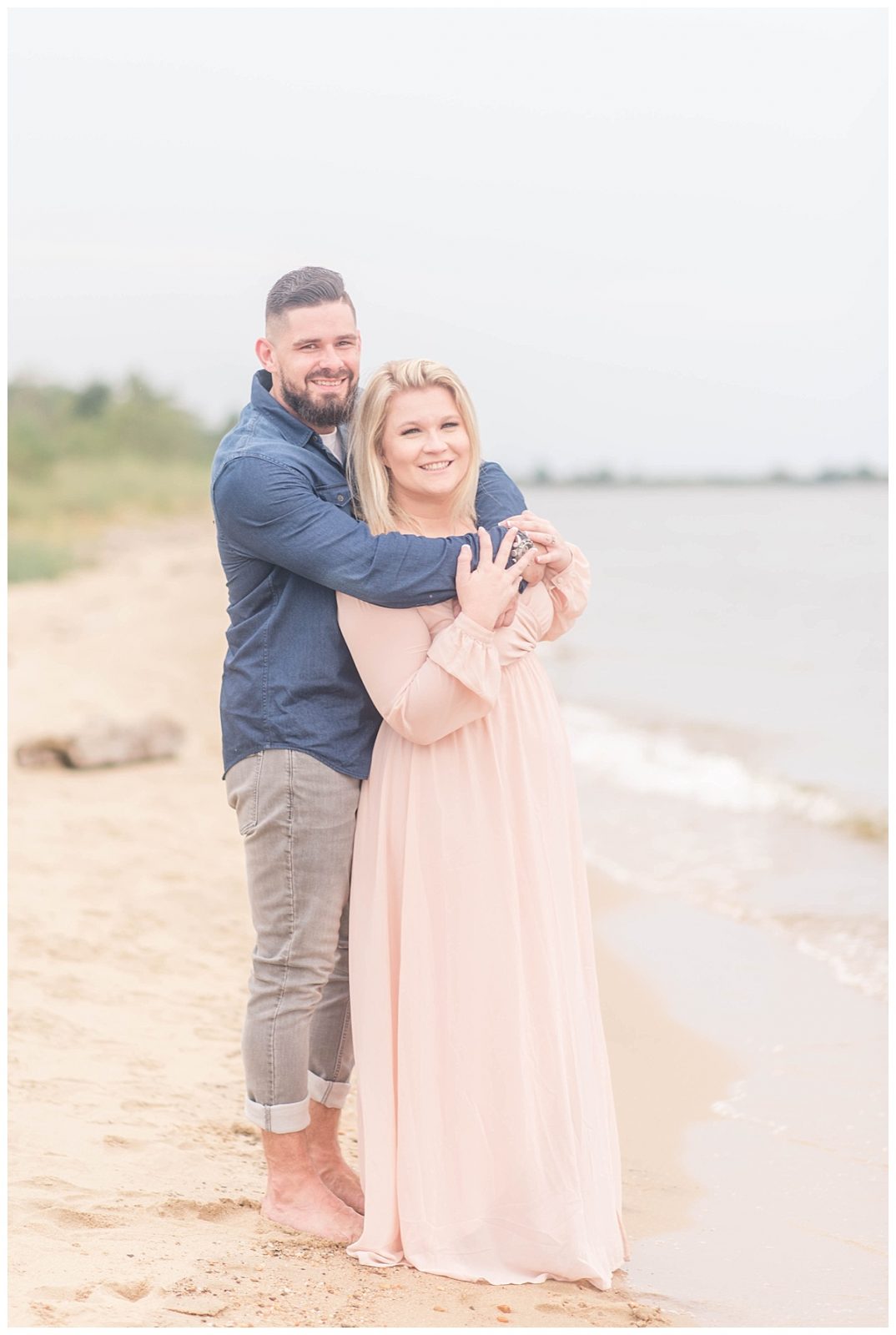 A Beachy Kent Island Engagement Session | Jess & Dave ...
