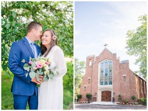 A Colorful, Intimate Elopement at Home | Jennifer & Patrick ...