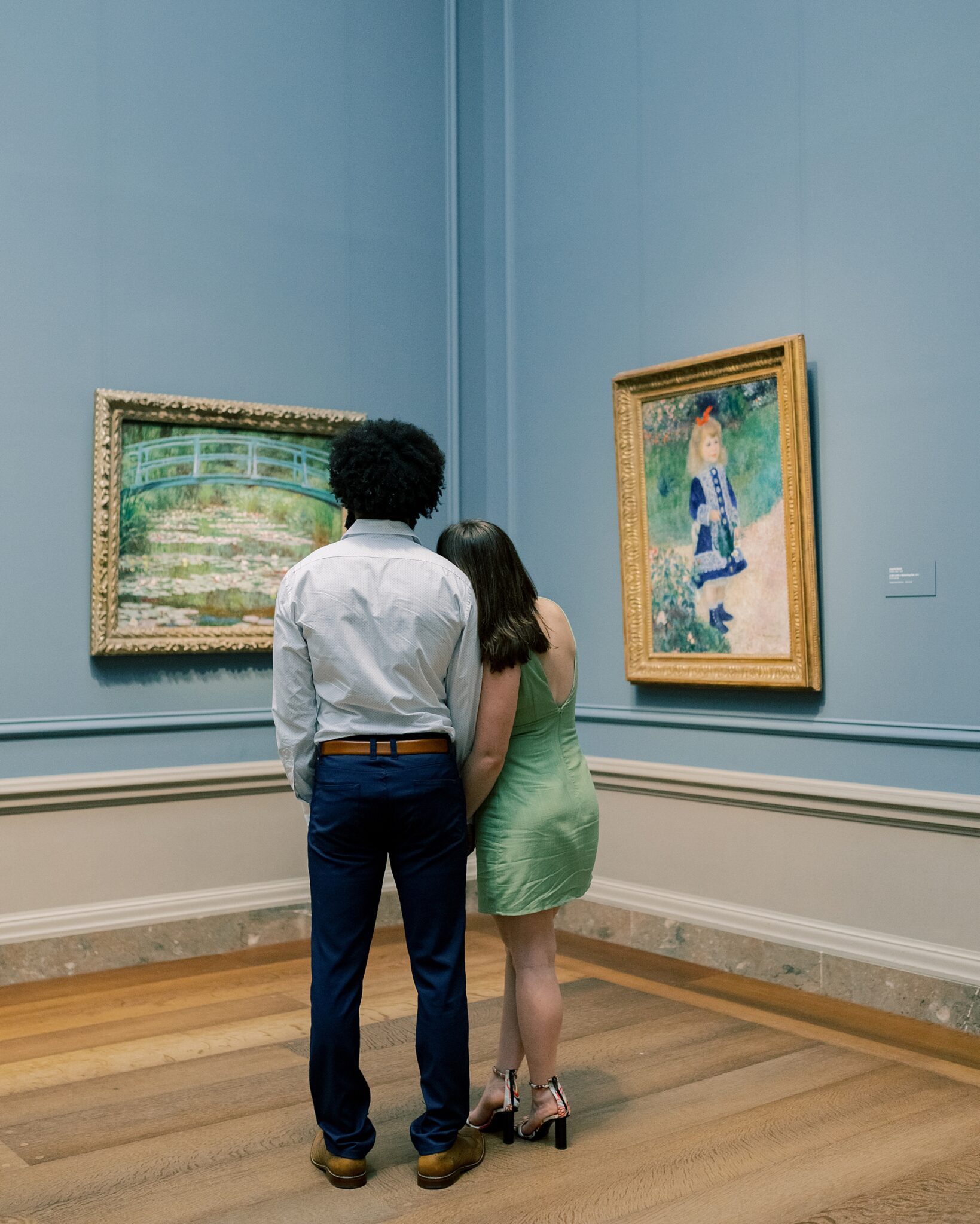 National Gallery of Art Engagement Session in Washington, DC